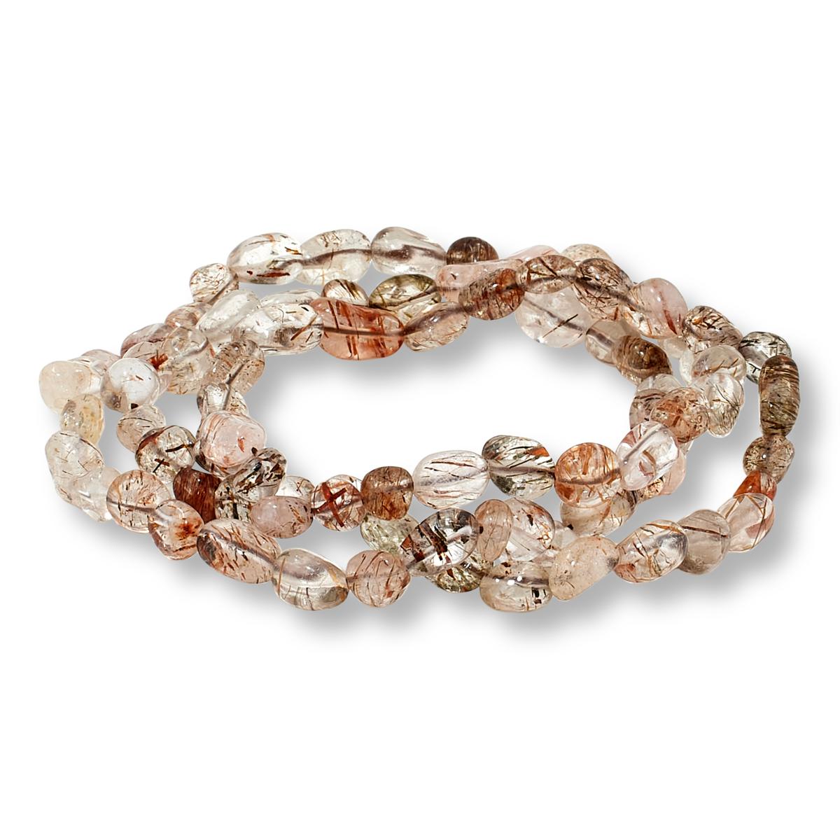 KALIFANO Gemstone Wrap Layered Stretch Bracelet - 23424195 | HSN