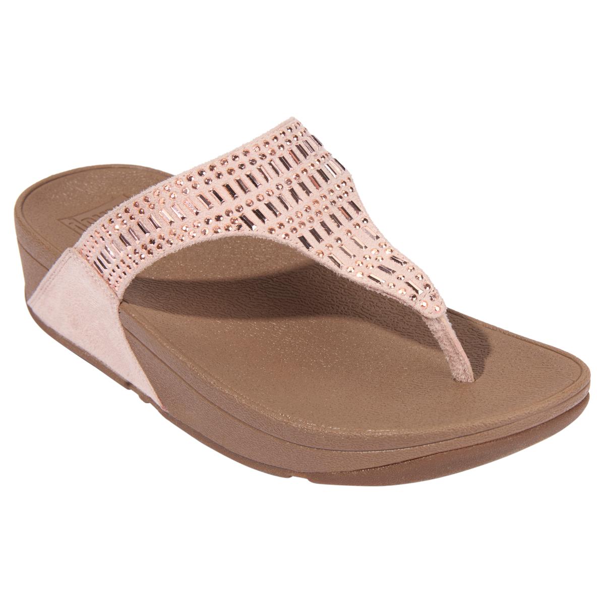 FitFlop Lulu Incastone Toe-Post Sandal - 23439350 | HSN