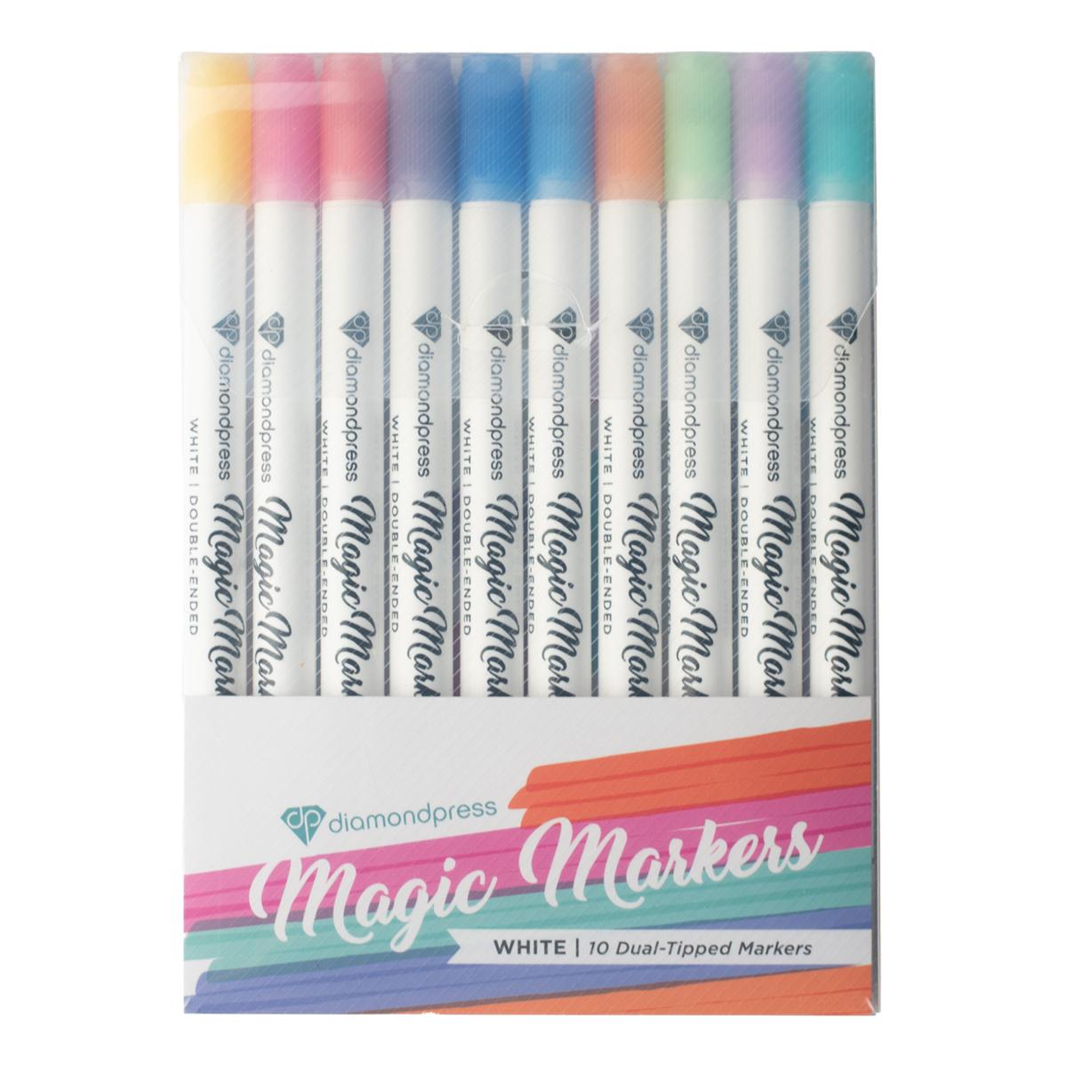 Diamond Press Magic Markers - 10-pack | HSN