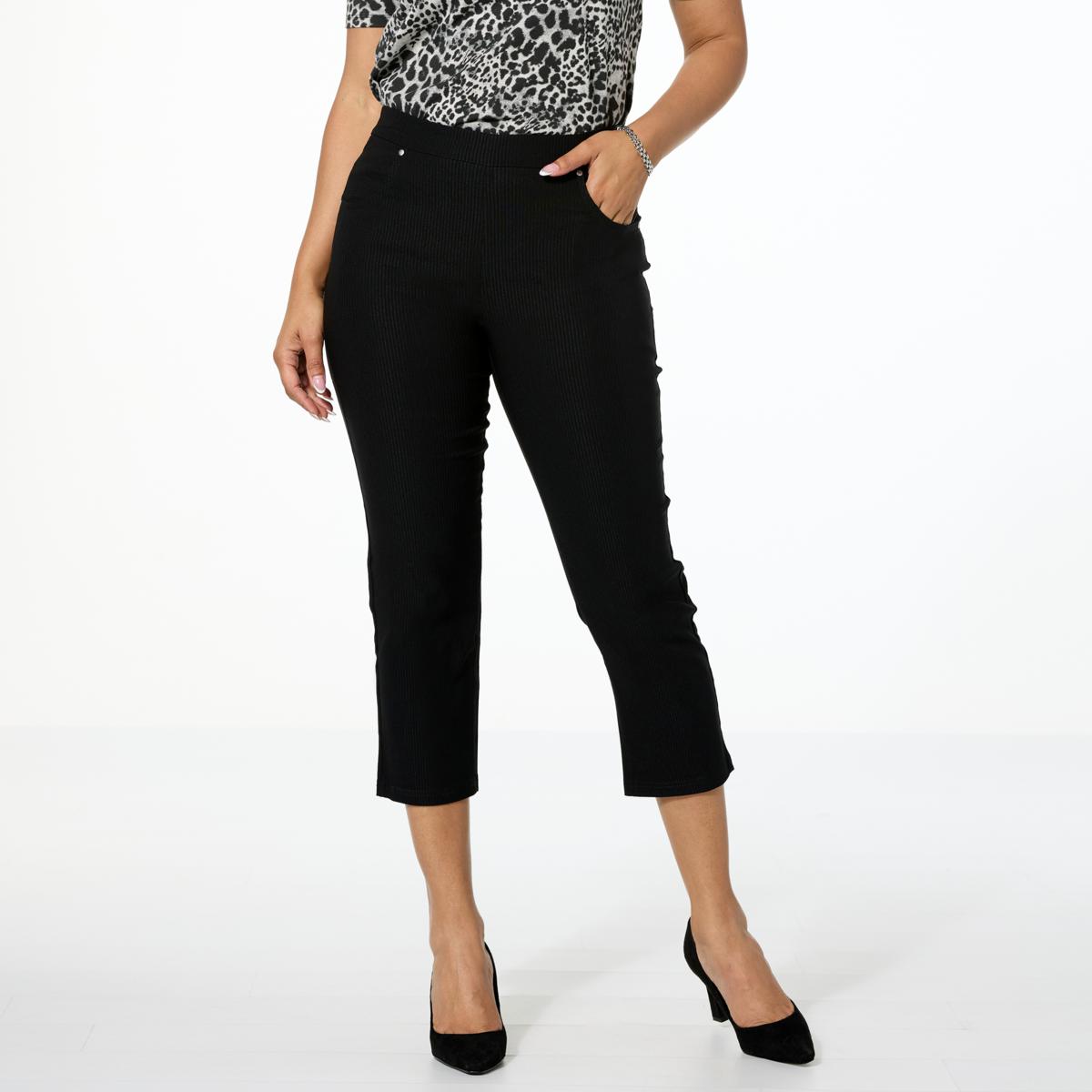 HUE Everyday Stretch Knit Pull-On Capri Pant - 23445642 | HSN