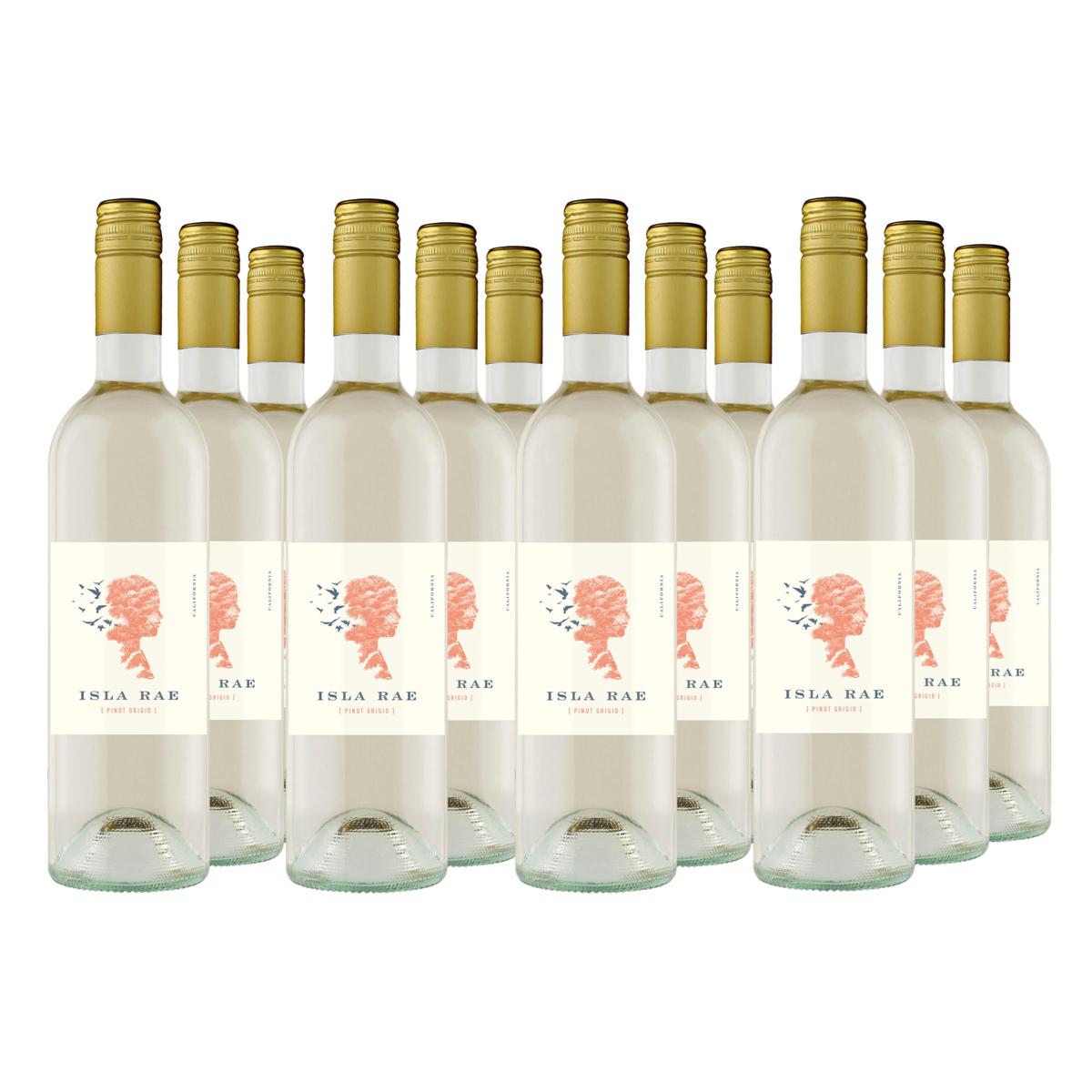Isla Rae 12-Bottle California Wine-Pinot Grigio - 10093488 | HSN