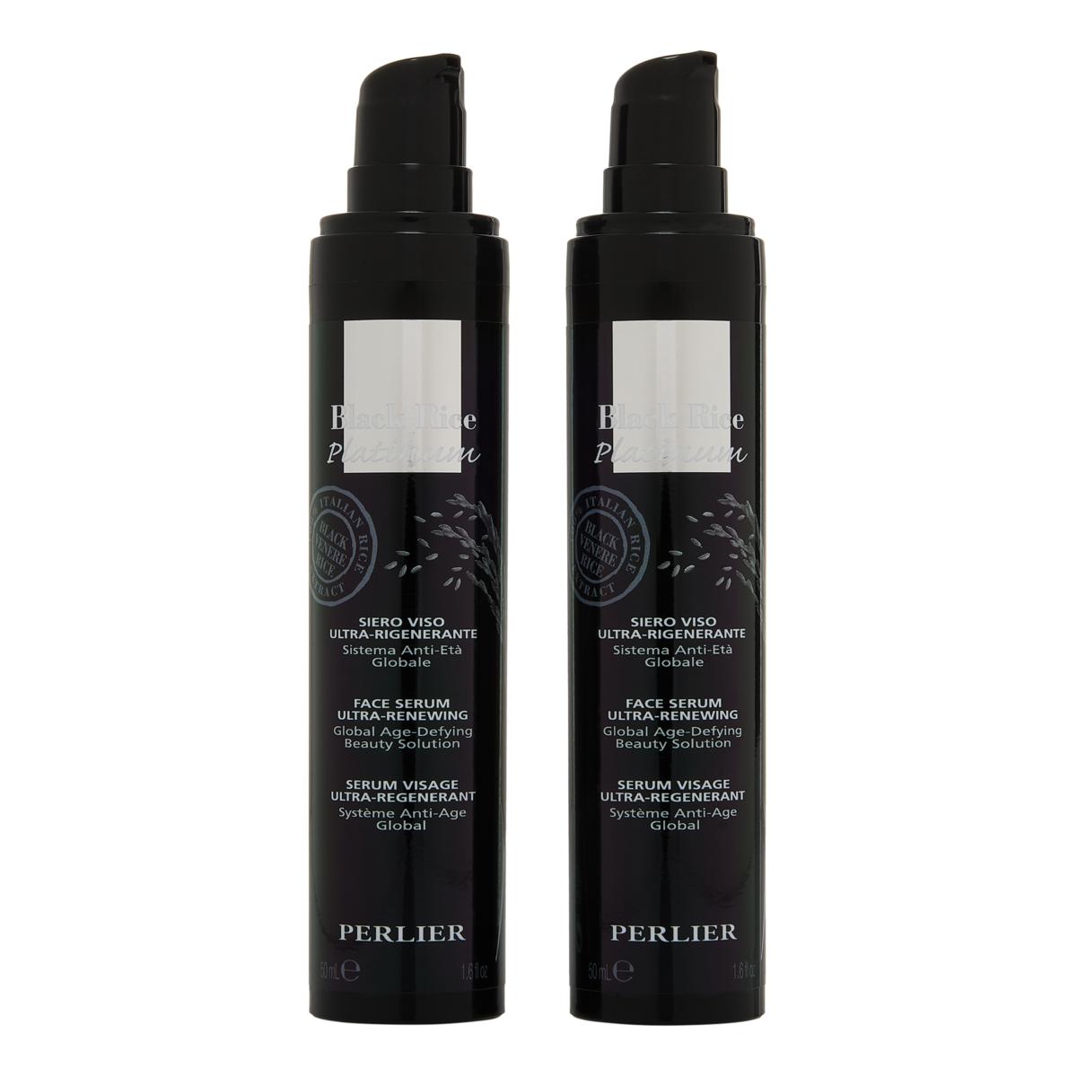 Perlier Black Rice Ultra Renewing Face Serum 2-pack | HSN