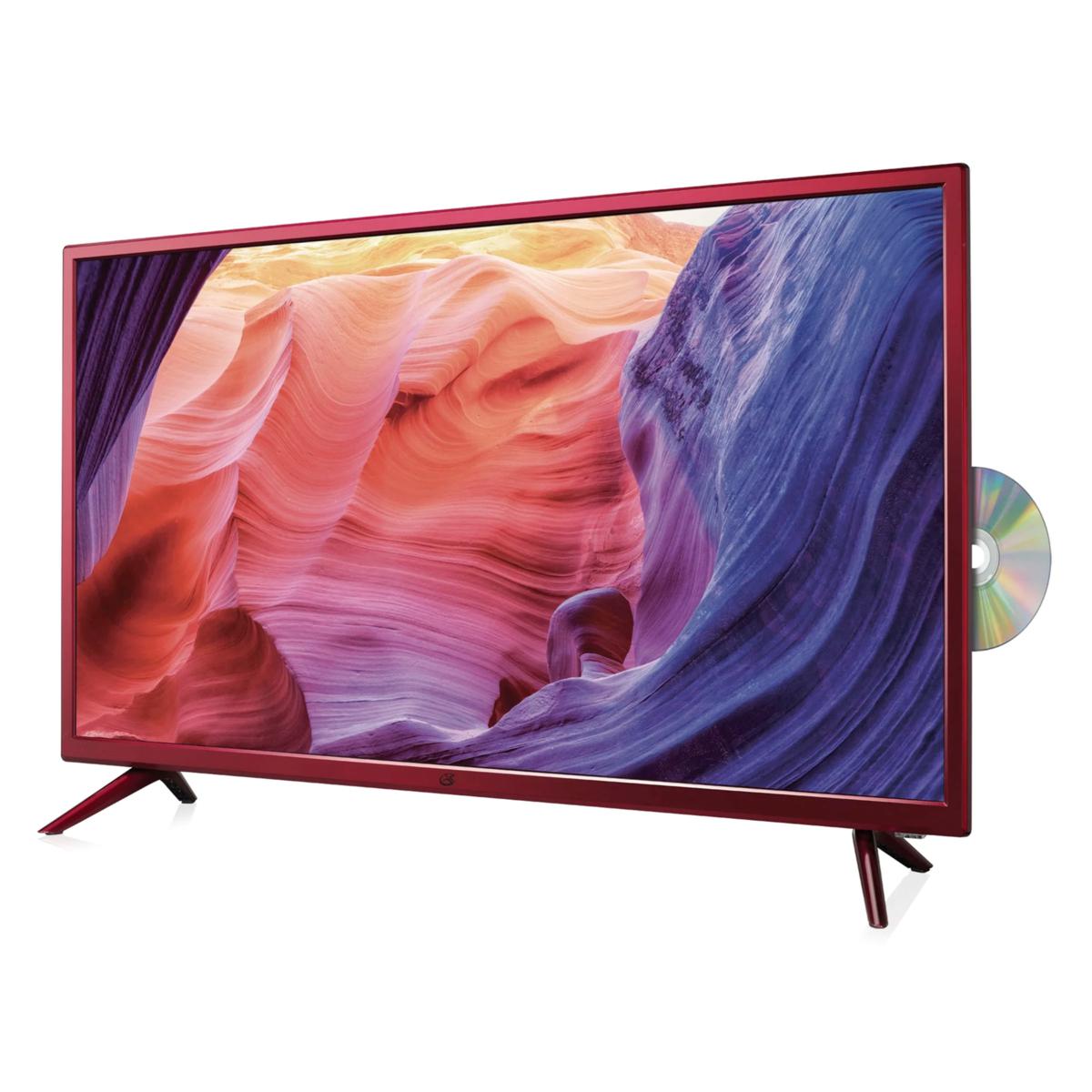 GPX 32" TV/DVD Player Combo w/16" Light Strip, TV Stand & Remotes | HSN