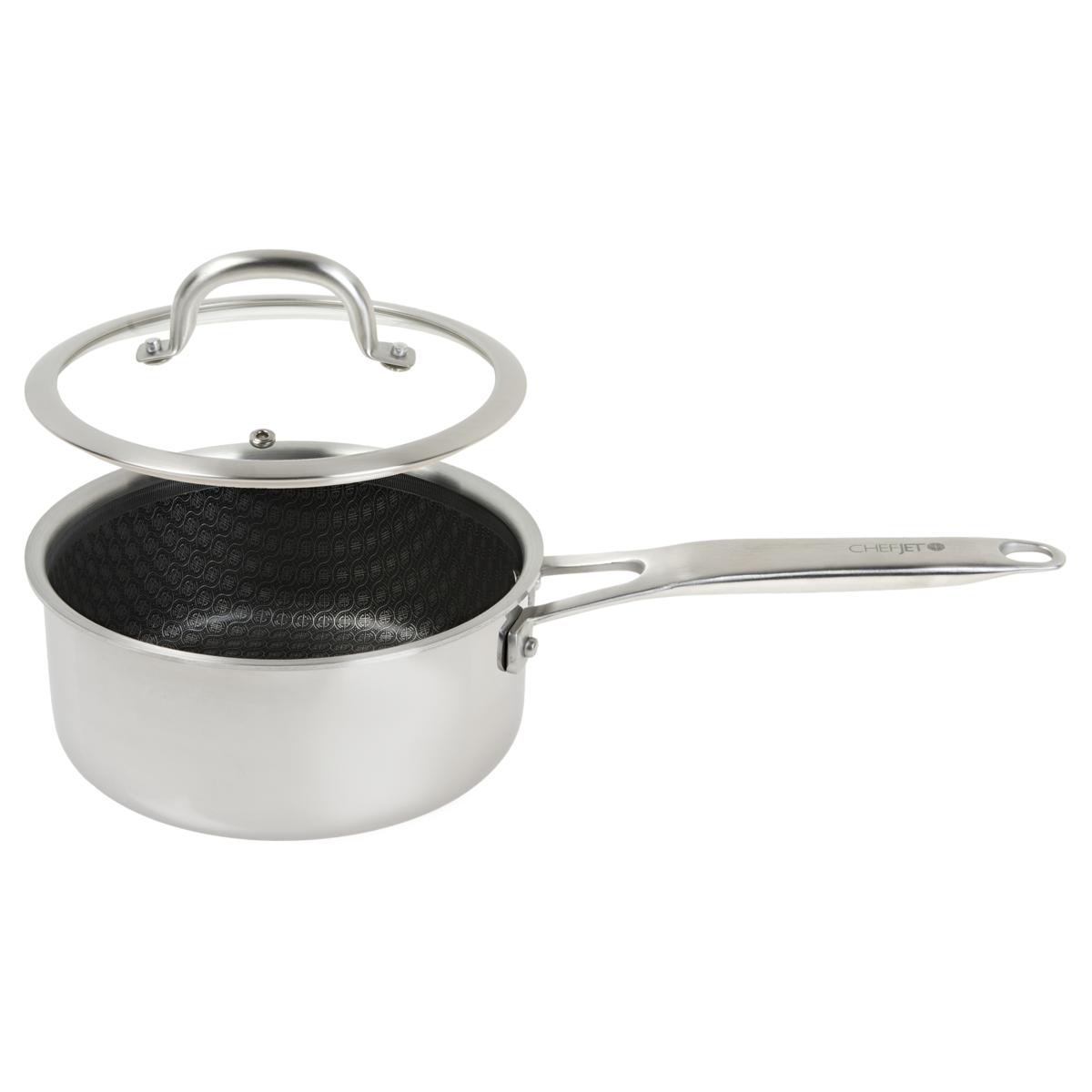 Chef Jet Tila 2 qt. Ceramic Nonstick Stainless Steel Covered Saucepan | HSN