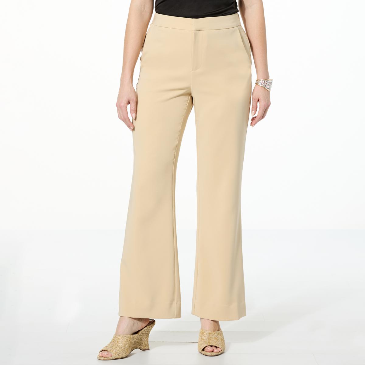 WynneCollection Crepe Flared Pant | HSN