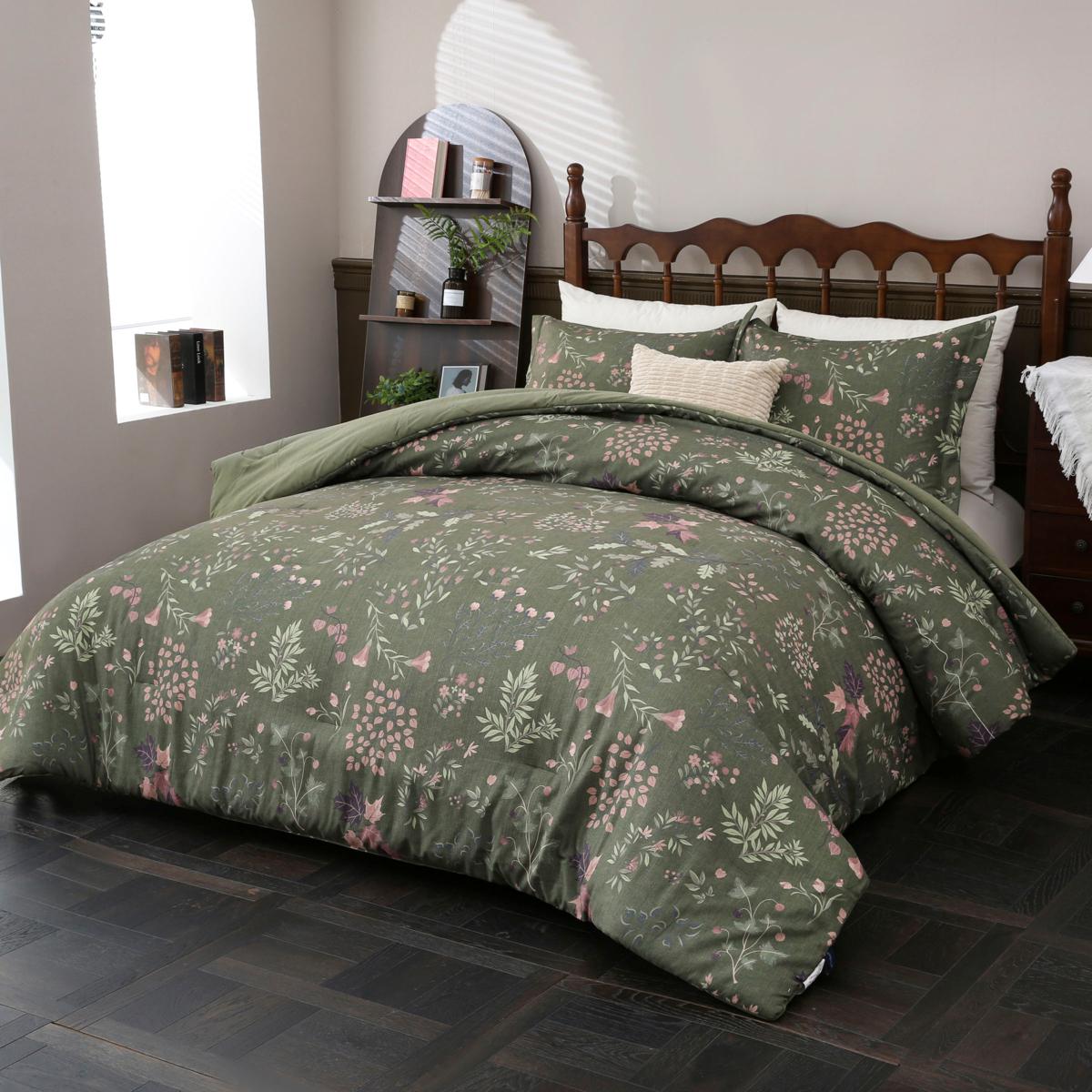 Concierge Collection Printed Velvet Comforter Set | HSN