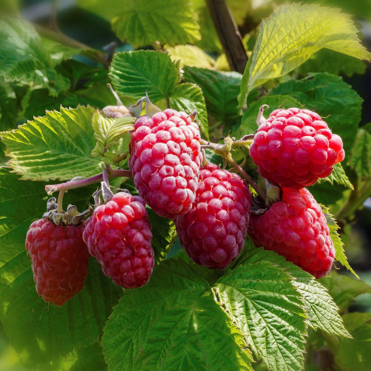 Leaf & Petal 1-Piece Everbearing Red Raspberry | HSN