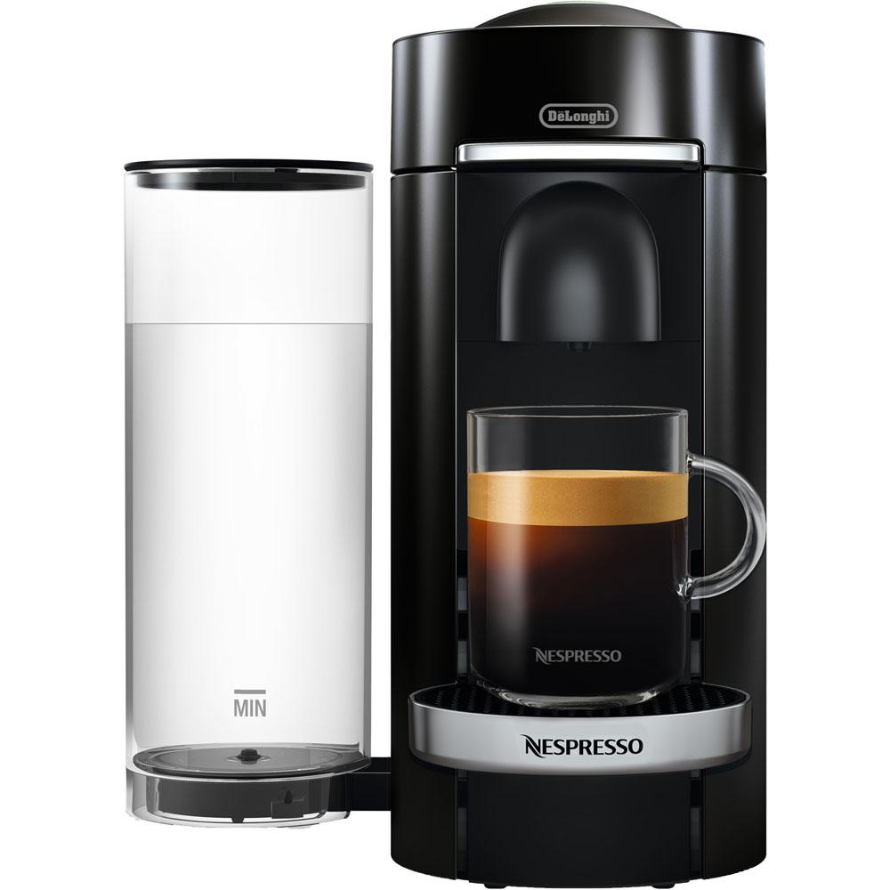 Nespresso VertuoPlus Deluxe Black Coffee/Espresso Single-Serve Machine ...