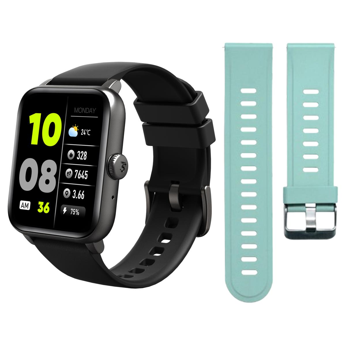3Plus Vibe Fit Smartwatch with Bluetooth and Extra Band | HSN