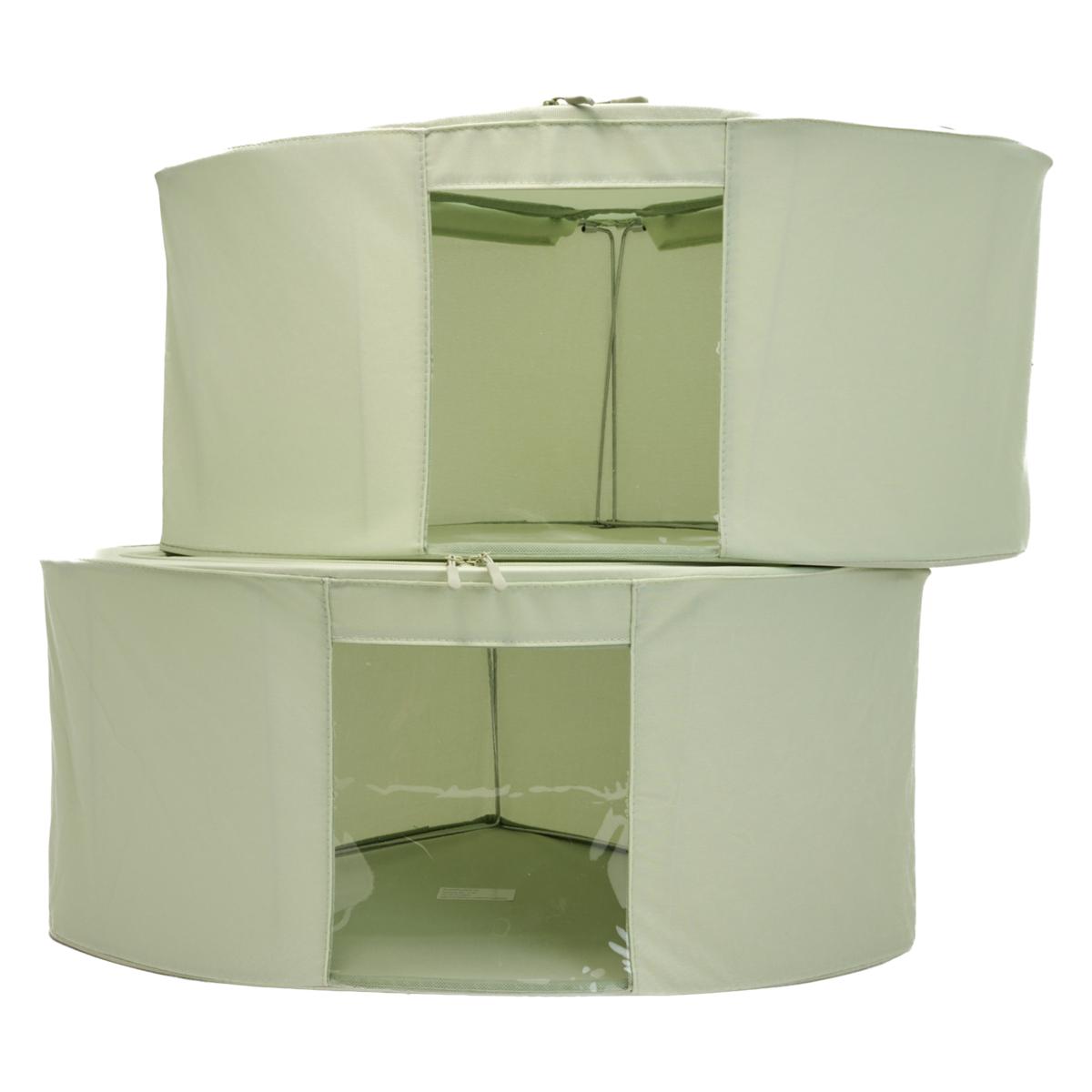 Improvements Set of 2 Large Corner Storage Boxes | HSN