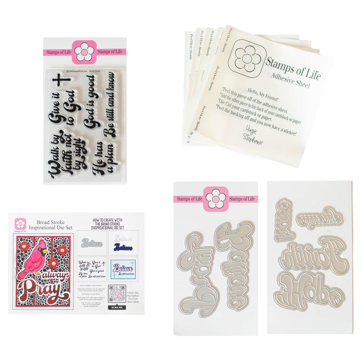 Stamps of Life Inspirational Stamps & Dies Bundle | HSN
