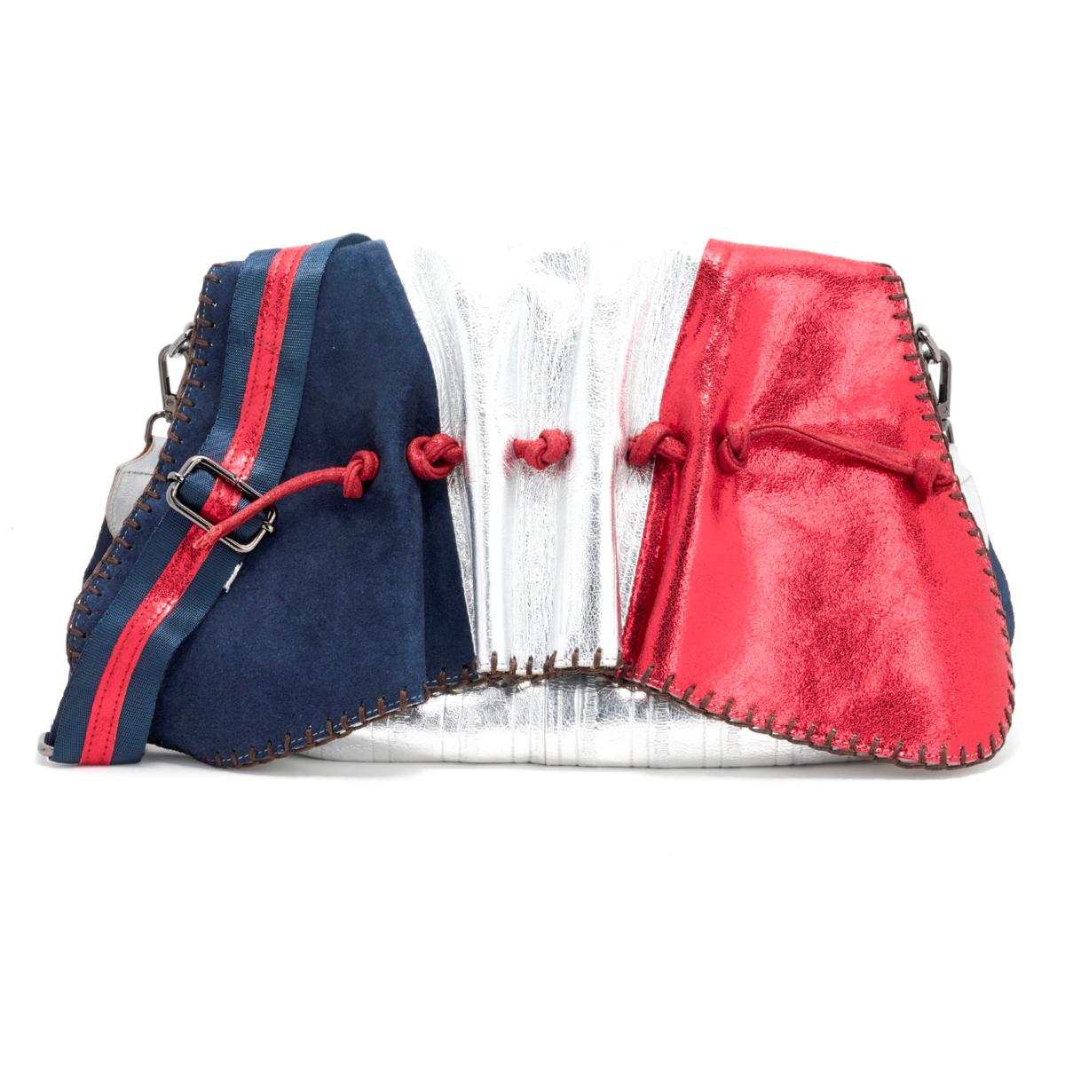 Sharif Legacy Museum Rouched Flap Leather Messenger Bag | HSN