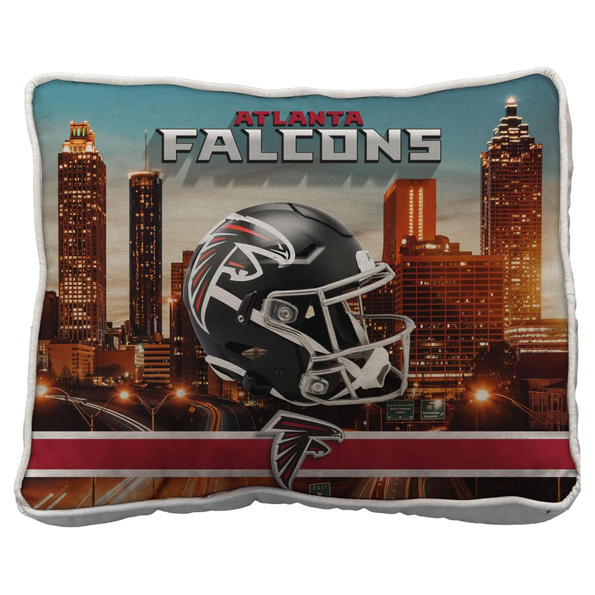 Officially Licensed NFL Loco Fan Canvas Pillow by Pegasus Sports - Falcons | HSN