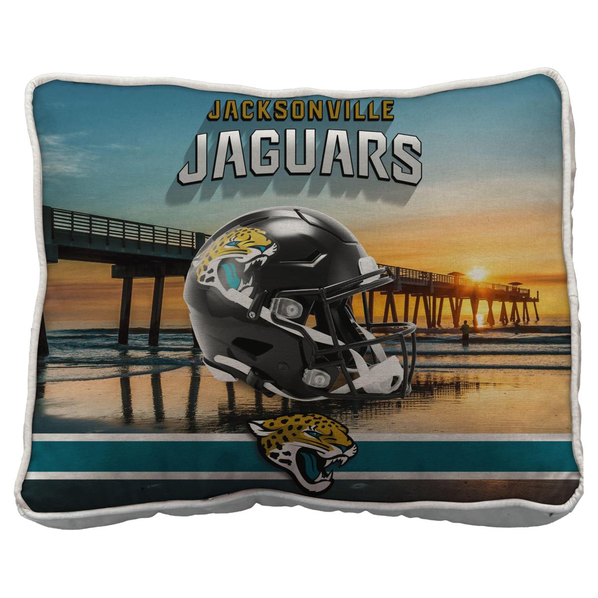 Officially Licensed NFL Loco Fan Canvas Pillow by Pegasus Sports - Jaguars | HSN