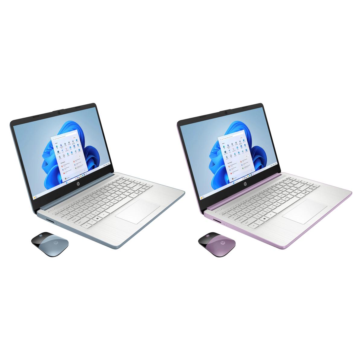 HP 14" Touch Intel 128GB SSD Laptops w/Office & HP Protection 2-Pack | HSN