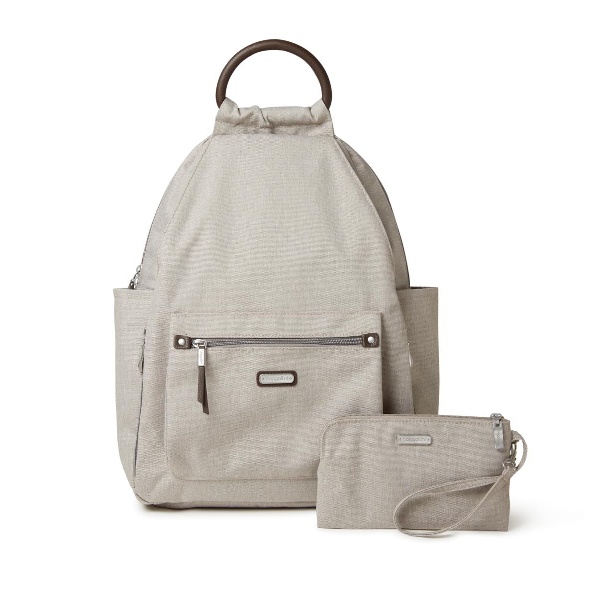 Baggallini All Day Backpack with RFID Wristlet | HSN