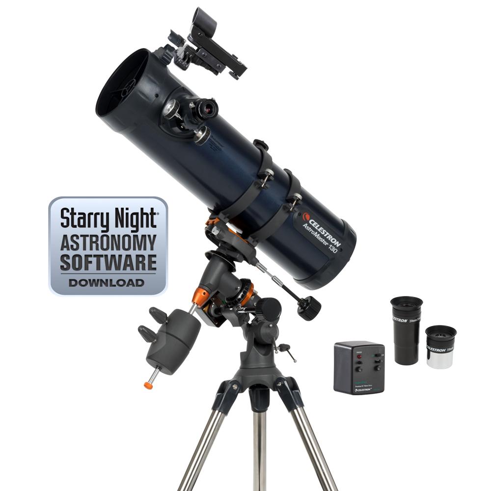 Celestron AstroMaster 130EQMD Motor Drive Telescope - 9373349 | HSN