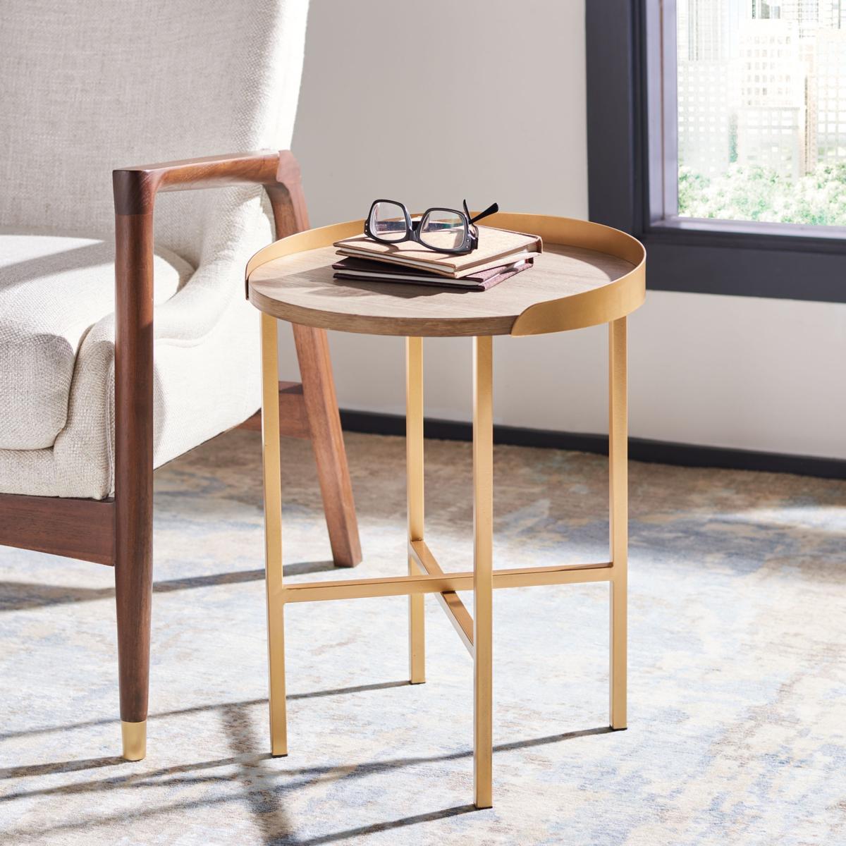 Safavieh Prague Round Side Table - 9469834 | HSN
