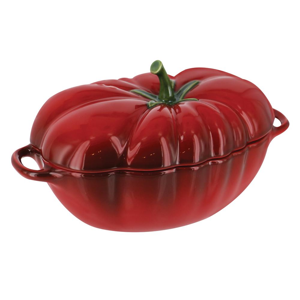 Staub Ceramic 16 oz. Petite Tomato Cocotte | HSN