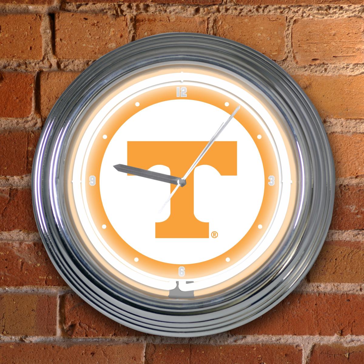 15" Neon Team Clock - Tennessee - College - 4507990 | HSN