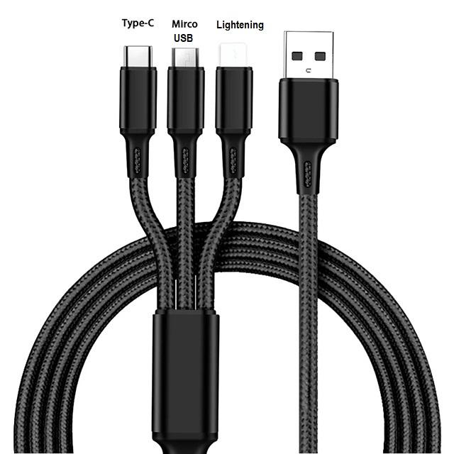 3N1 USB Charging Cable - 20576440 | HSN