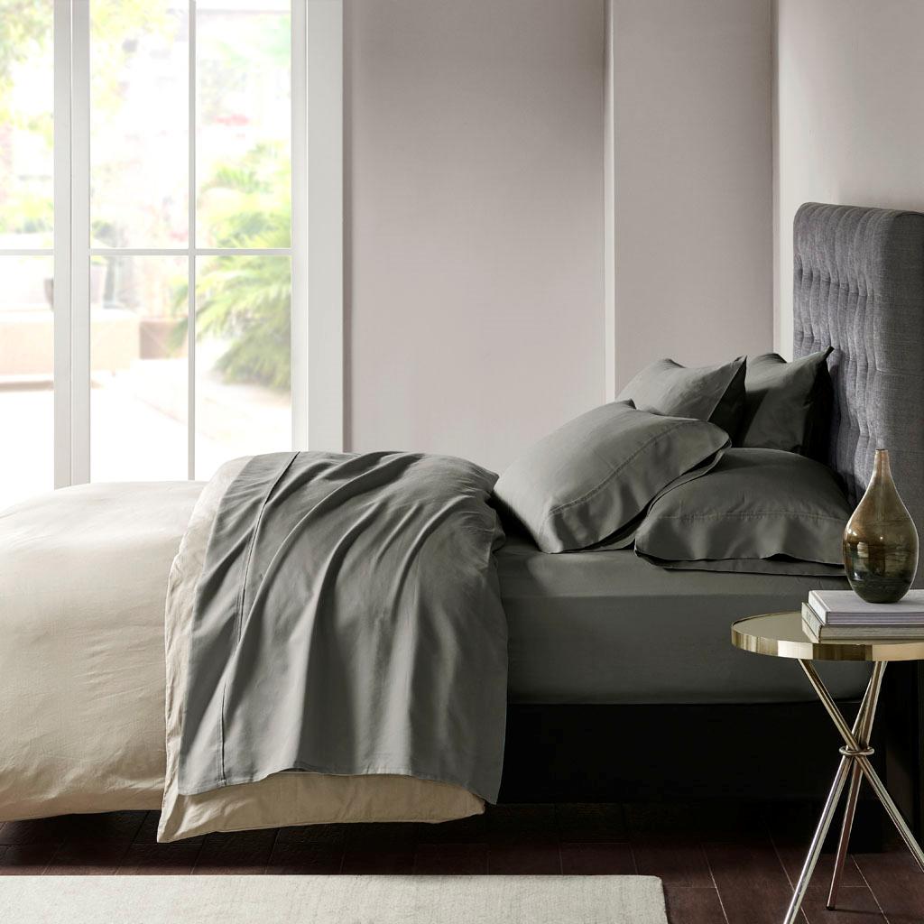 800 Thread Count Cotton Blend Polyester Sateen Sheet Set | HSN