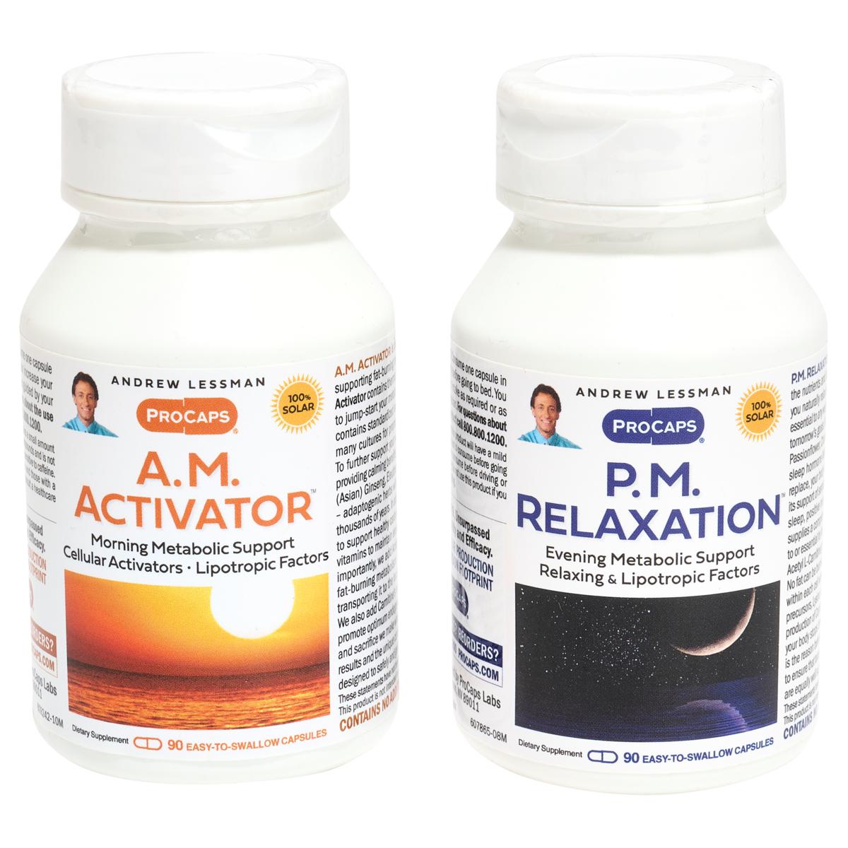Andrew Lessman A.M. Activator & P.M. Relaxation 2-Bottle Bundle - 90 ...