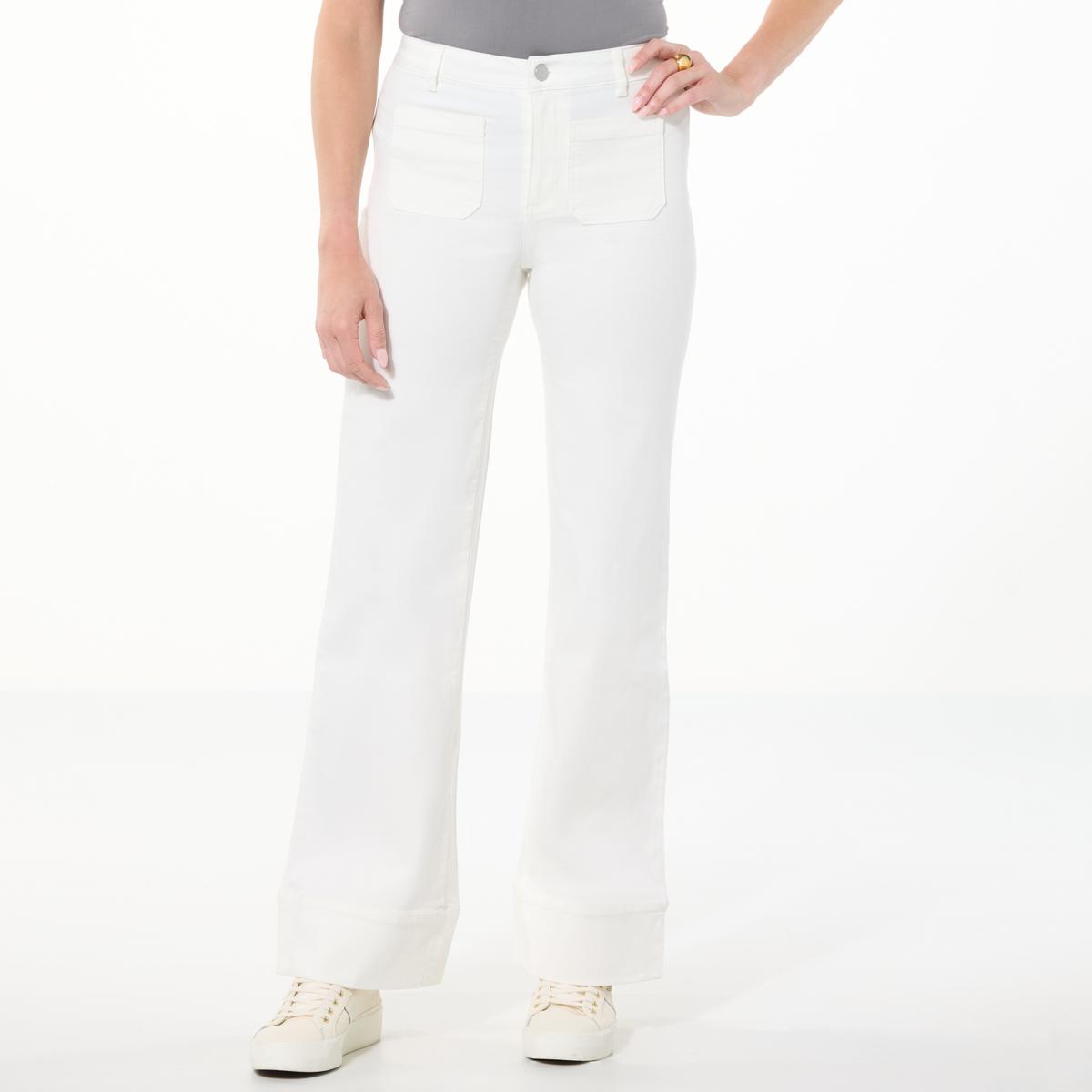 "As Is" G by Giuliana G-Soft Denim Wide-Leg Trouser | HSN