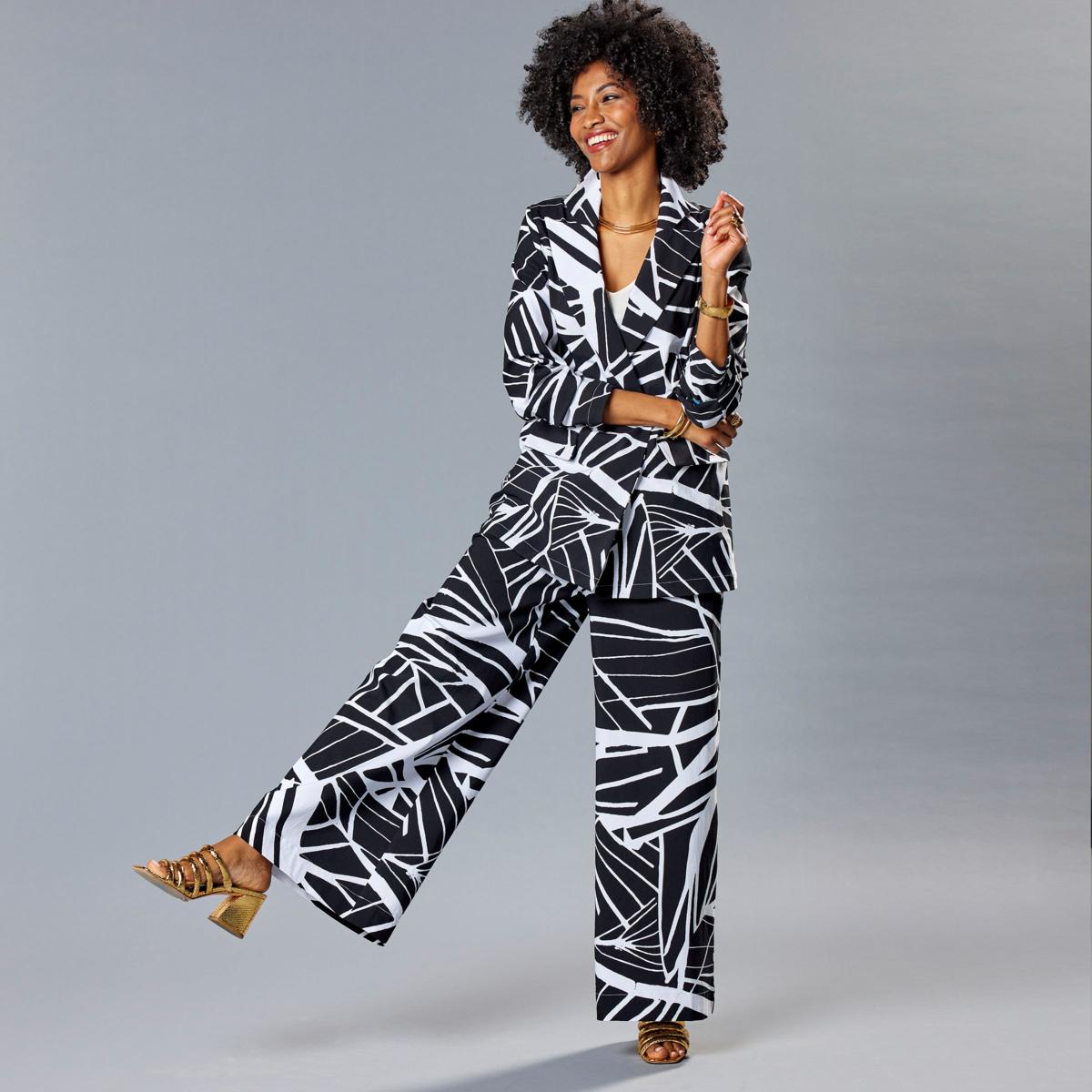 "As Is" HFR x Megan Renee High Twist Stretch Twill Trouser - 21889492 | HSN