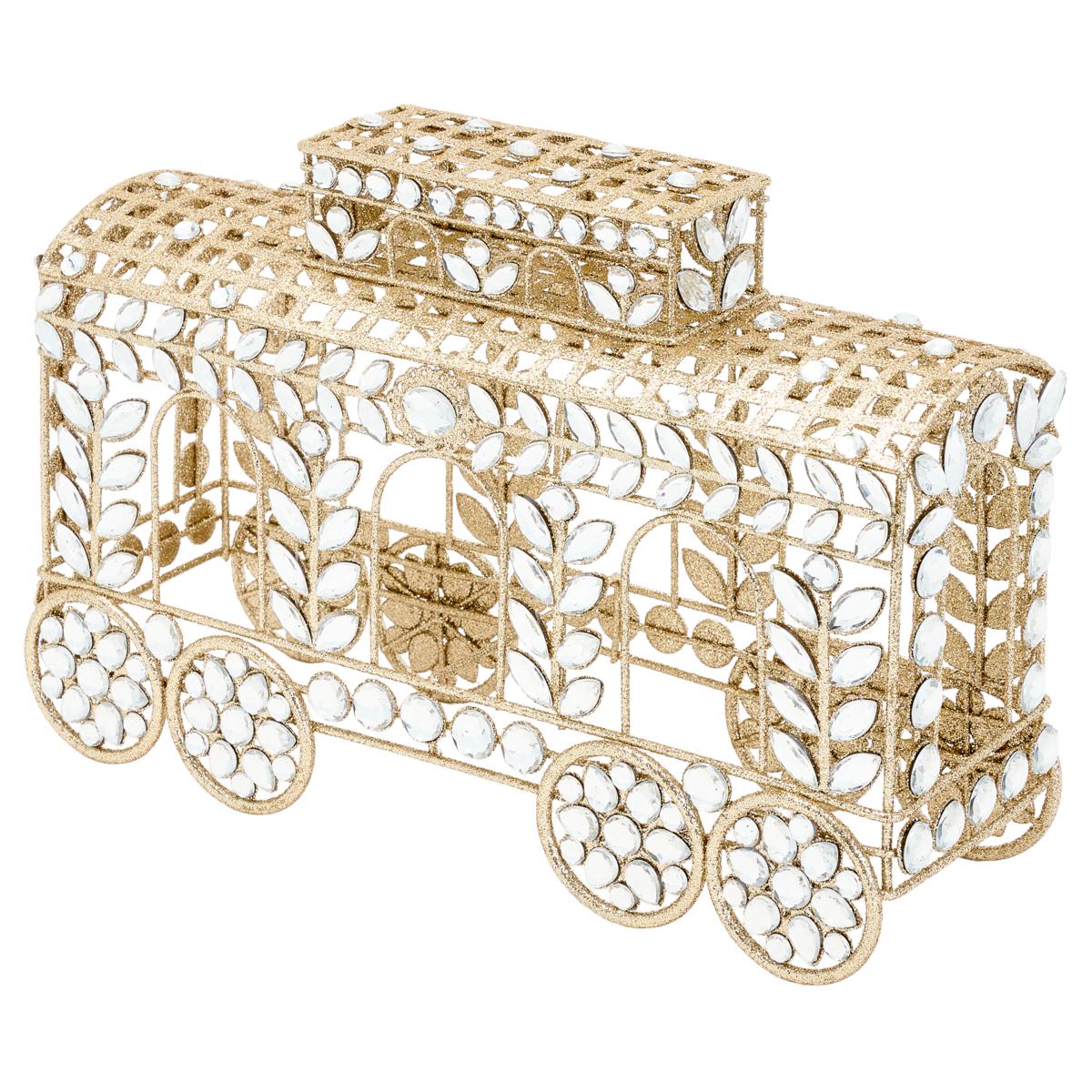 august & leo Jeweled Glitter Caboose | HSN