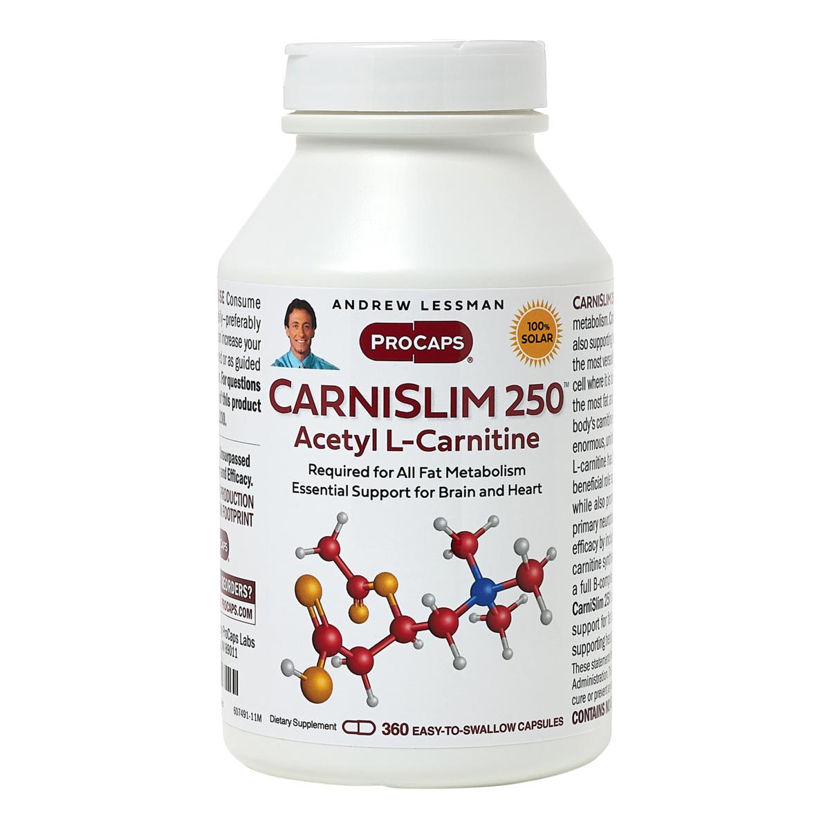 CarniSlim-250 - 360 Capsules - 8913363 | HSN