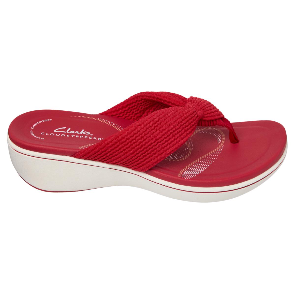 CLOUDSTEPPERS™ by Clarks Breeze Rae Erin Wedge Sandals | HSN