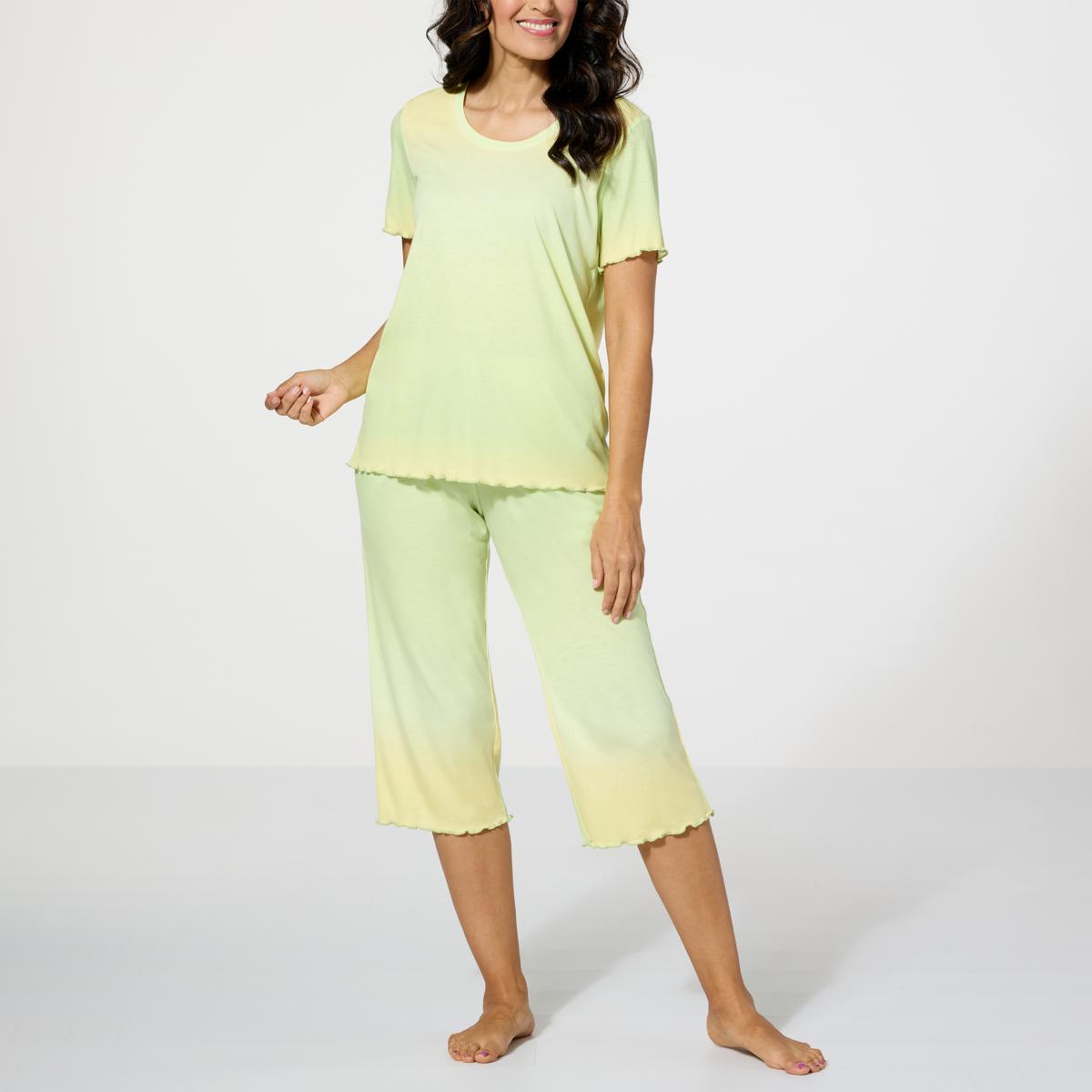 Comfort Code 2-piece So Soft Ribbed Ombre PJ Set - 22028311 | HSN