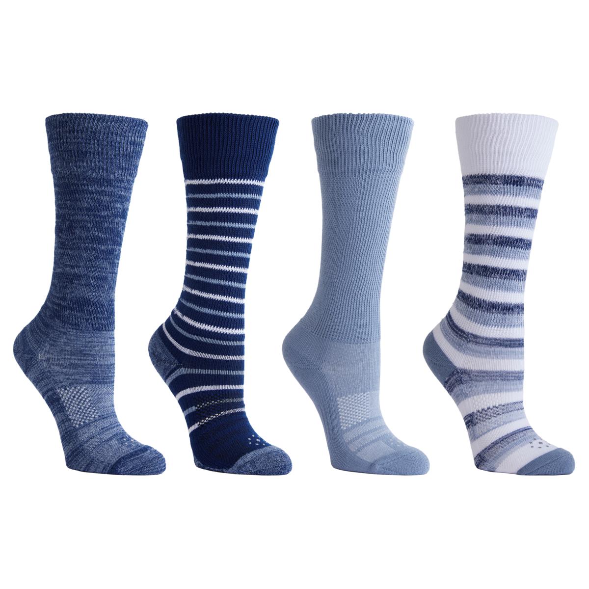 Copper Life 4-pack Infrared and Ultraguard Wide Over-the-Calf Socks ...
