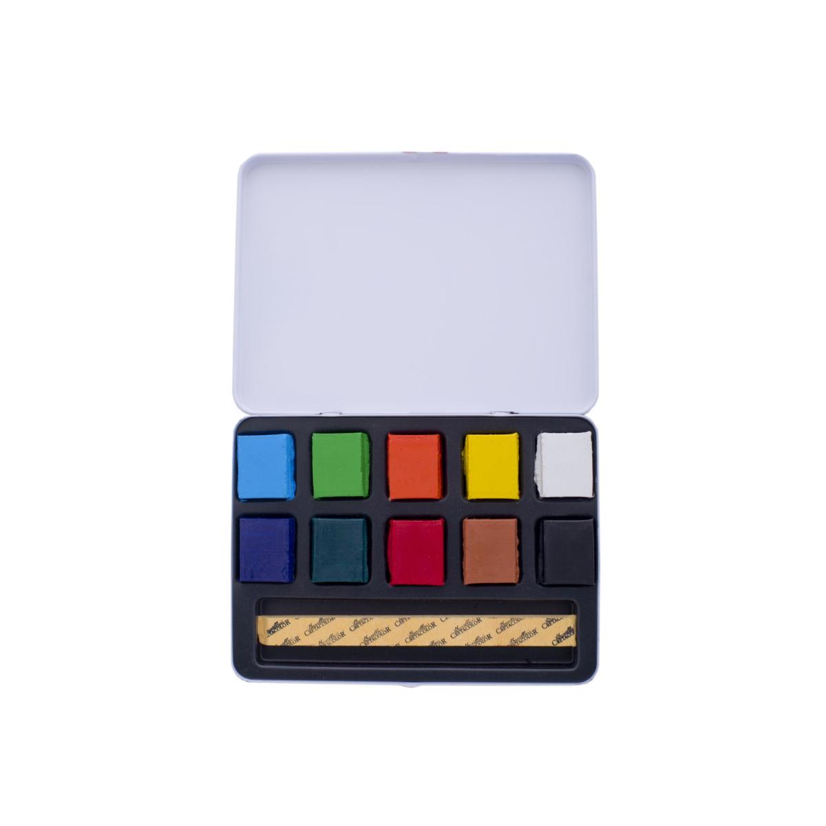 Cretacolor Aqua Brique Watercolor Block 10-Color Tin Set - 20720128 | HSN