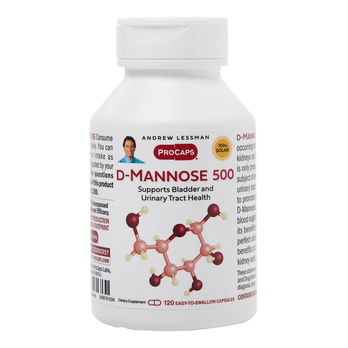 D-Mannose 500 - 120 Capsules - 20098964 | HSN