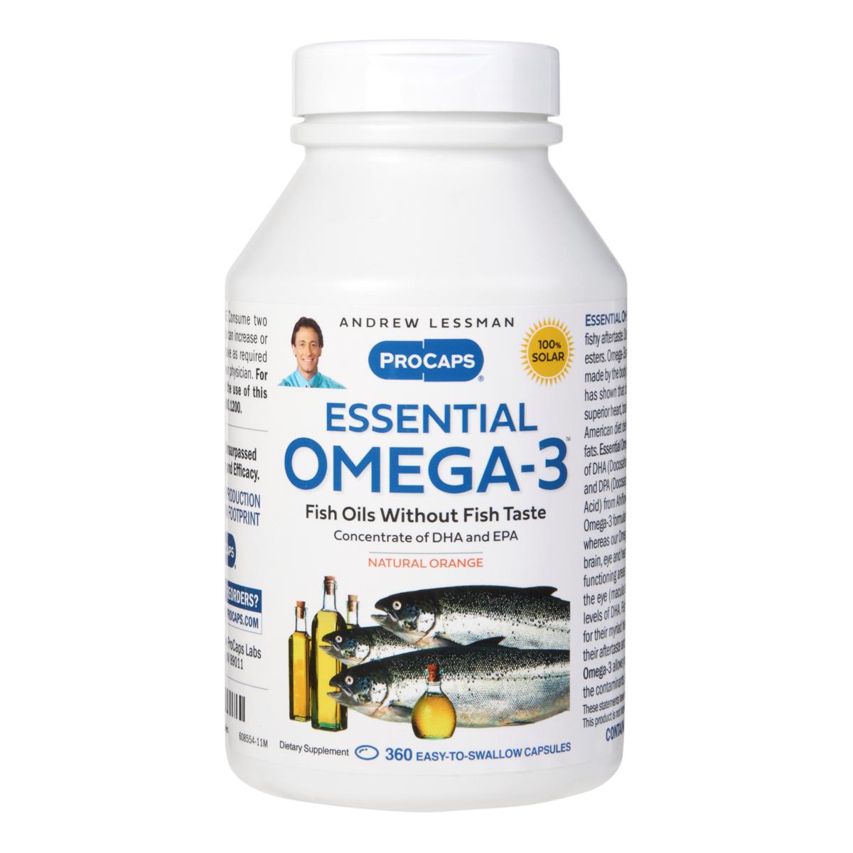 Essential Omega-3 Orange - 180 Capsules - 9580453 | HSN
