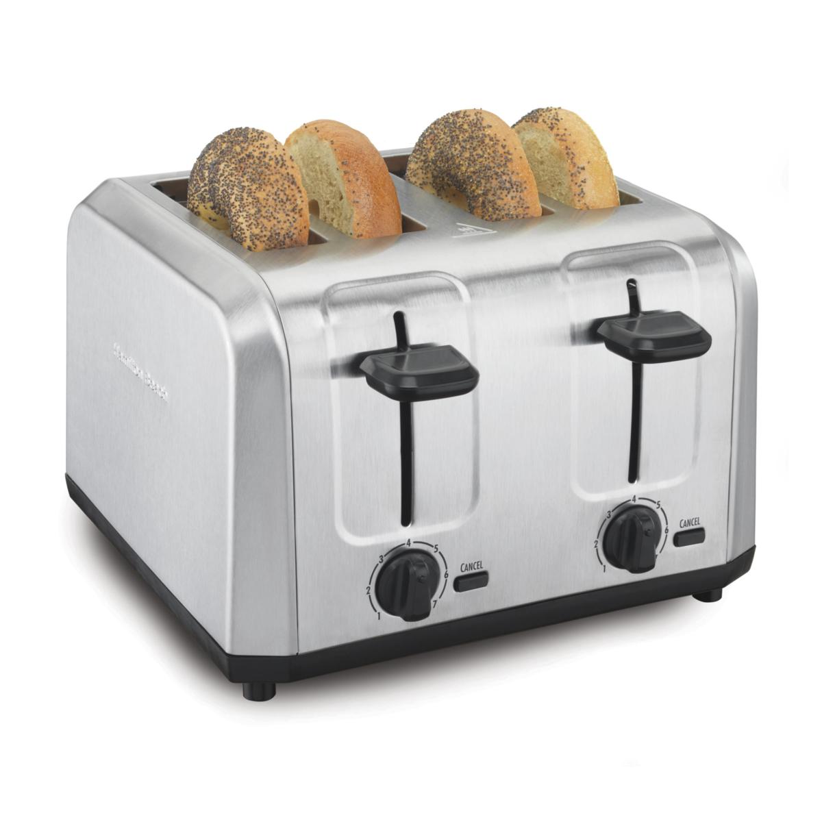 Hamilton Beach Brushed Stainless Steel 4 Slice Toaster | HSN