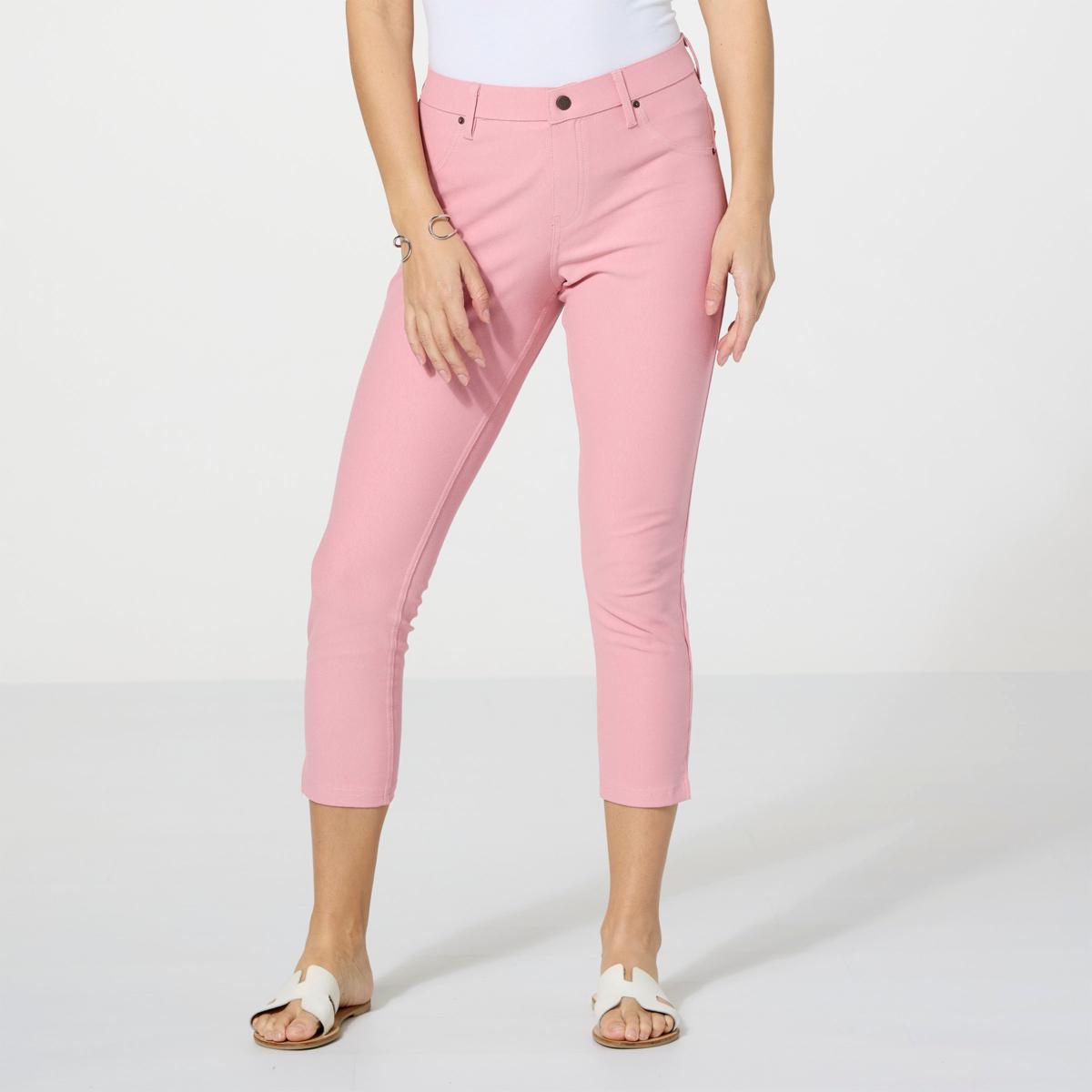 HUE Essential Denim Pull-On Capri - 21895326 | HSN
