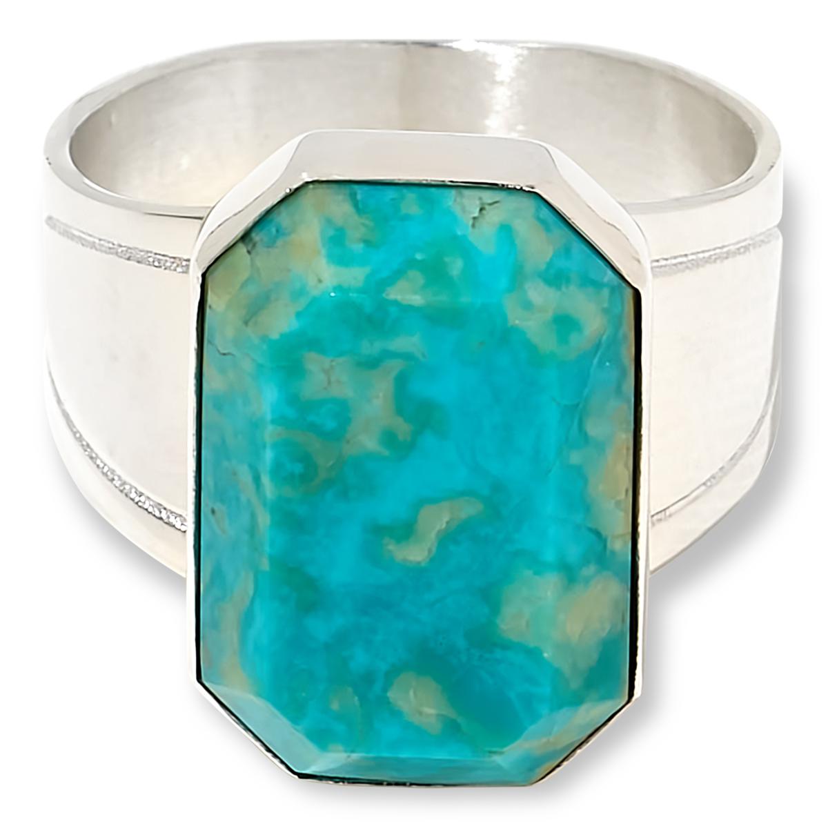 Jay King Sterling Silver Azure Peaks Turquoise Ring | HSN