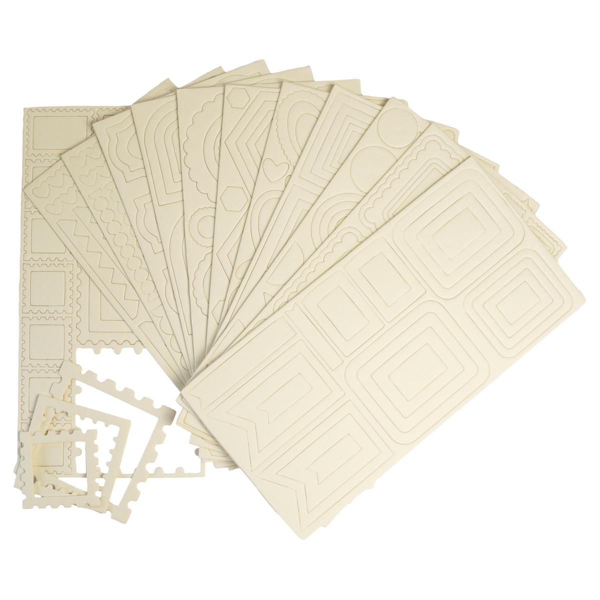 Kingston Crafts Chipboard Frames and Shapes - Set of 334 | HSN