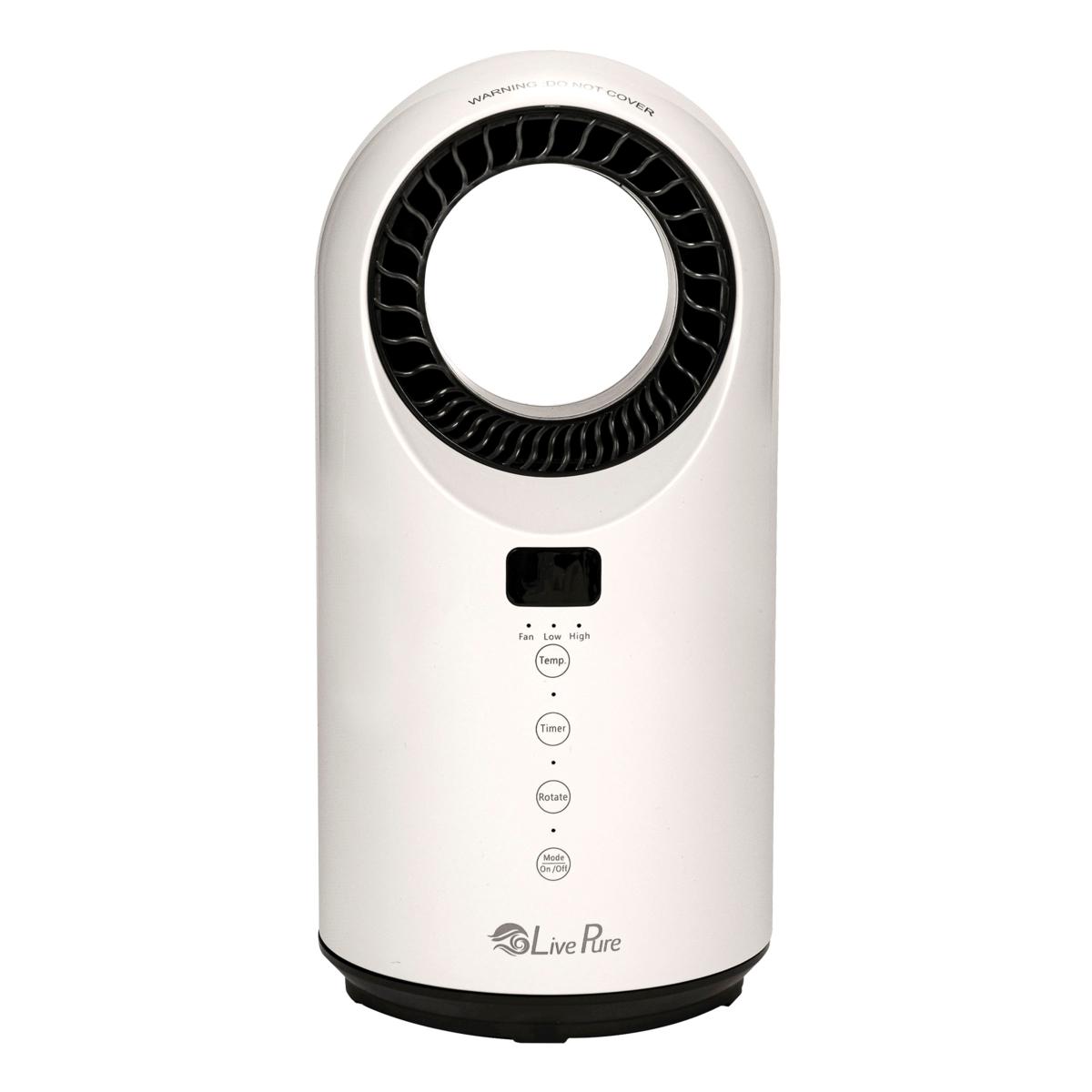 LivePure Turbine Vortex Oscillating 1500-Watt Heater with Filtration | HSN