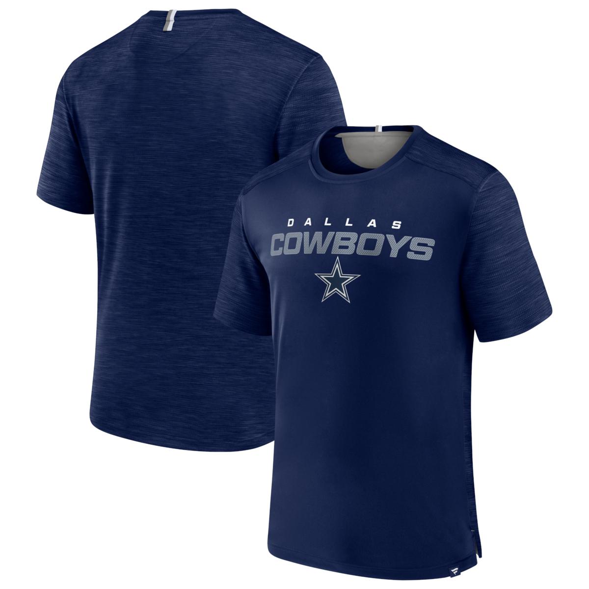 Men's Fanatics Branded Navy Dallas Cowboys Defender Evo T-Shirt ...
