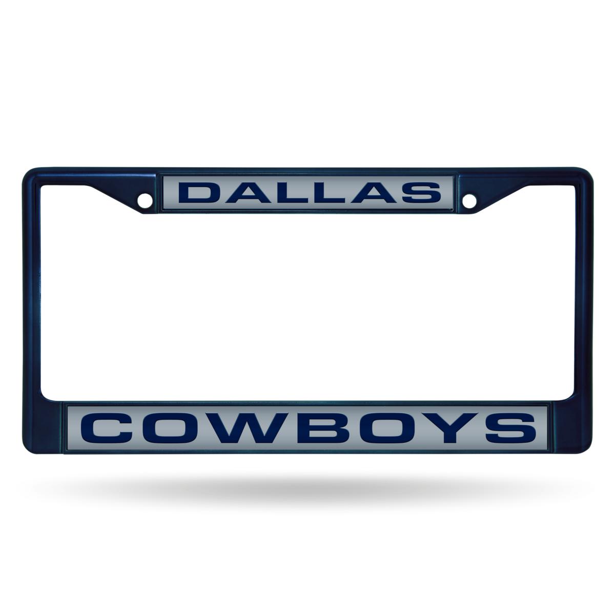 Officially Licensed NFL Colored Laser-Cut Chrome License Plate Frame | HSN