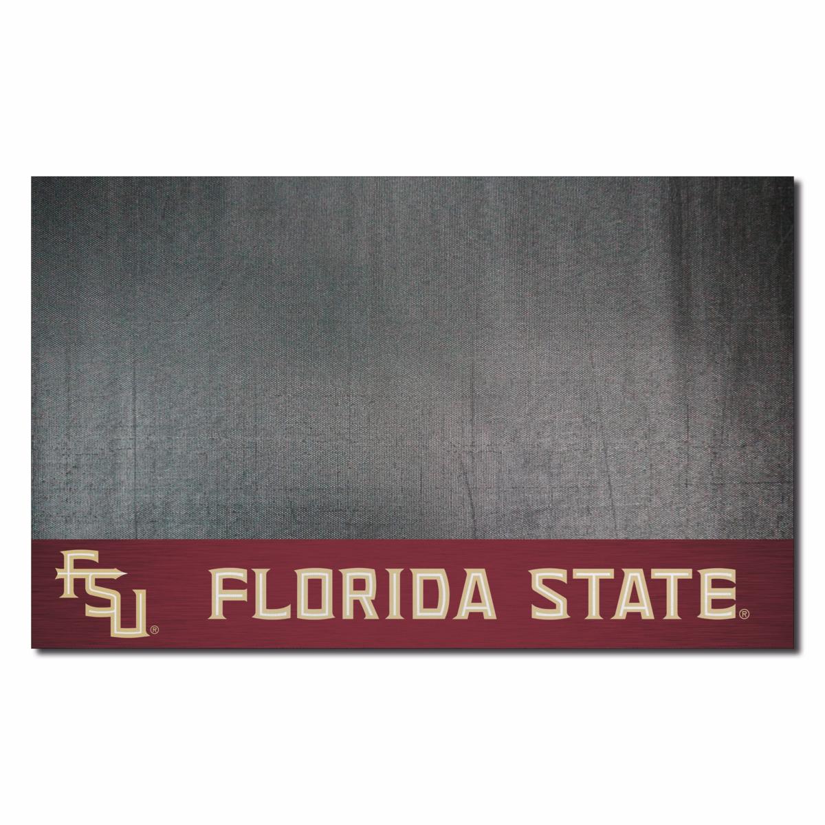 Officially Licensed NCAA Vinyl Grill Mat - Florida State University ...