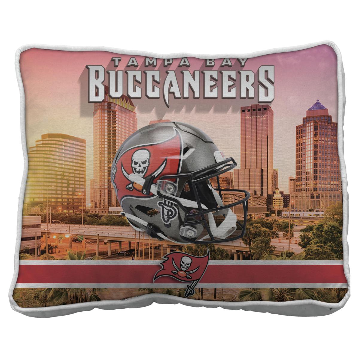 Officially Licensed NFL Loco Fan Canvas Pillow by Pegasus Sports - Bucs ...
