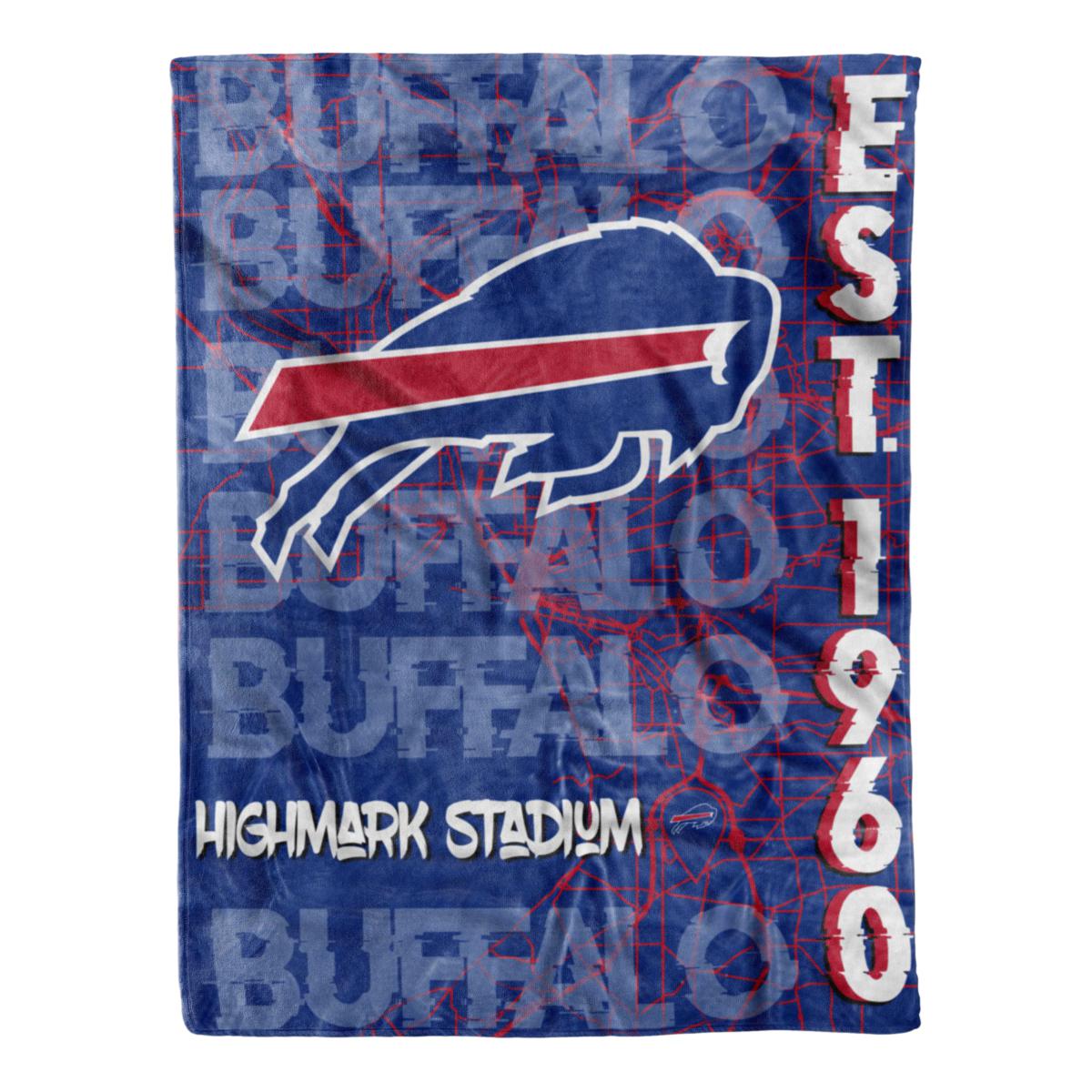 Officially Licensed NFL Logo Brands Home Team Throw - Bills | HSN