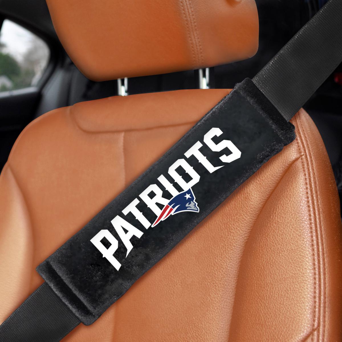 Officially Licensed NFL New England Patriots 2-pack Seatbelt Pads ...