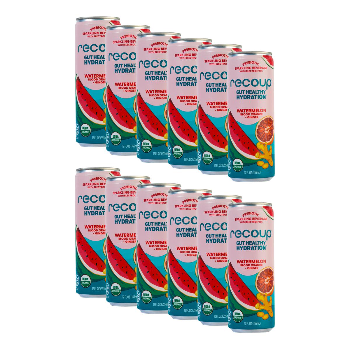 Recoup 12-pack Watermelon Blood Orange Sparkling Beverage Auto-Ship ...
