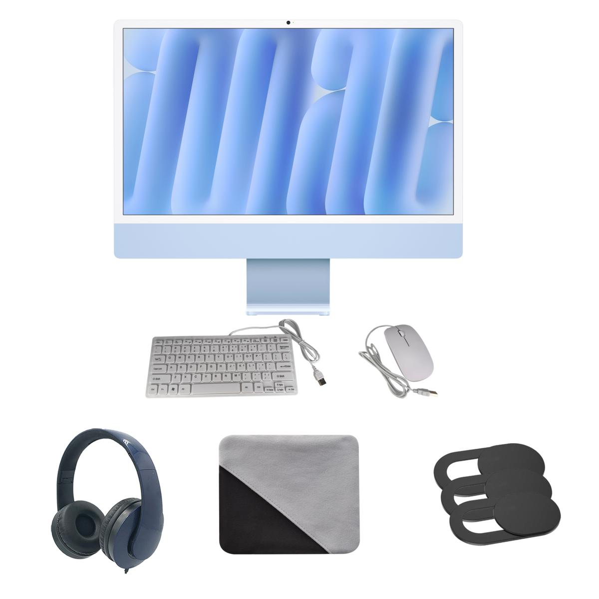 Refurbished Apple iMac 24" M3 8-Core CPU 10-Core GPU 1TB Bundle ...